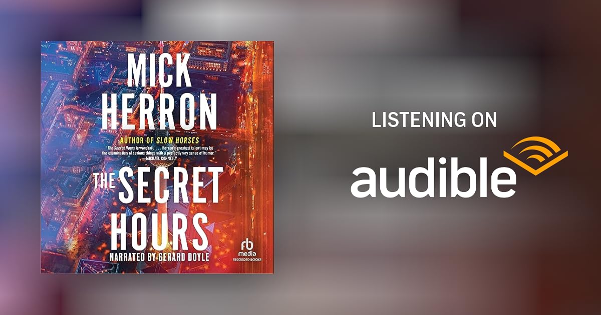 The Secret Hours by Mick Herron-Book – So Many Books, Choose Wisely